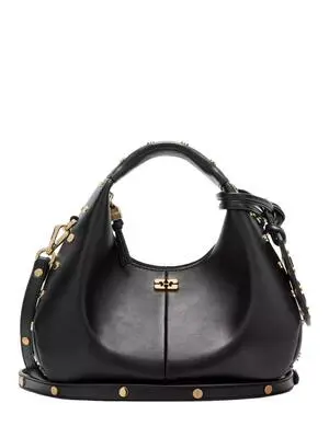 GANNI Studded Tote Bag - Black