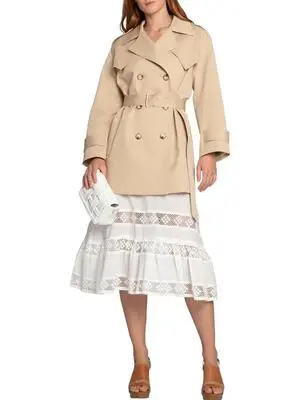 BELLE & BLOOM Whispers Of Verona Trench Coat - Light Camel