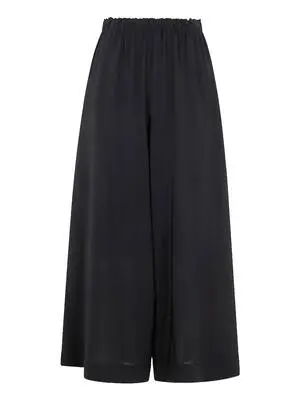 DANIELA GREGIS Pijiama Pockets" Wide Leg Trousers - Black