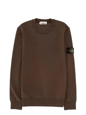 Stone Island Round Neck Sweatshirt - Brown