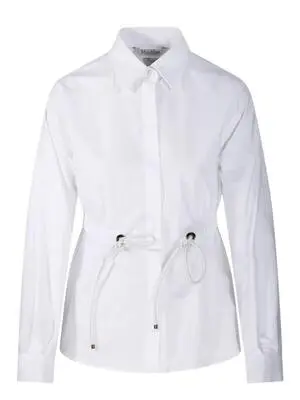 Max Mara Cotton Popeline Shirt - White