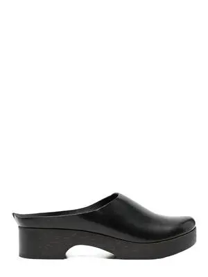 DANIELA GREGIS Low Sabot Mule - Black