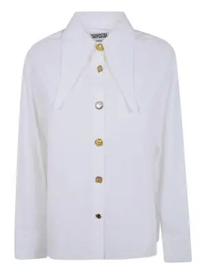 Essentiel Antwerp Jomato Pointy Collar Shirt - White