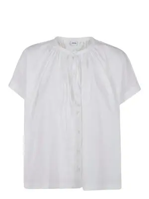 Aspesi Short Sleeves Oversized Shirt - White