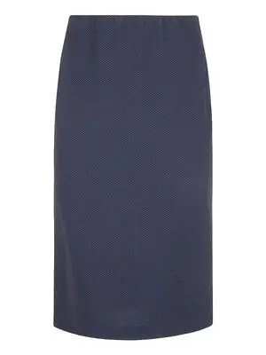 Seventy Bistretch Midi Skirt - Blue