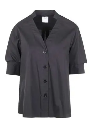 Mantū Button-down Shirt - Black