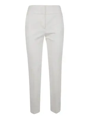 Peserico Stretch Cotton Viscose Pant - White