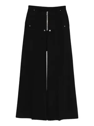 Rick Owens Tailored Wide Belas Trousers - Black