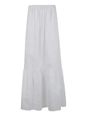Mantū Midi Skirt - White