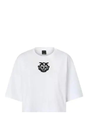 Pinko Logo-detail Short-sleeve T-shirt - White