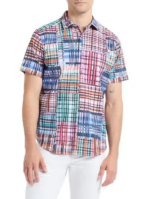 Robert Graham Murdoch Short Sleeve Button-up Shirt - Multi