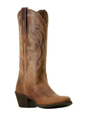 Ariat Heritage J Toe Western Boot - Mesa Tan