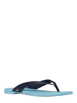 Kate Spade New York Sandie Flip Flop Captain Navy/pristine Pool