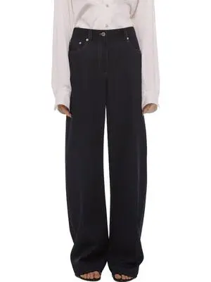Helmut Lang Relaxed Bootcut Jeans - Navy Melange