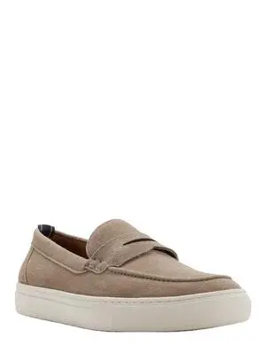 Brooks Brothers Canton Suede Loafer Sneaker - Dark Beige