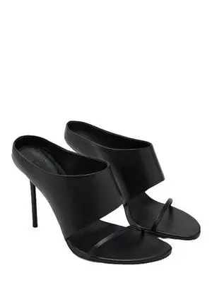 Mango Slide Sandal - Black