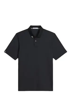 ASHWORTH GOLF 2bar Solid Polo - Black