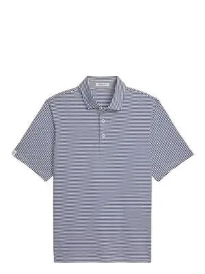 ASHWORTH GOLF Fairway Polo - Driver Navy/white