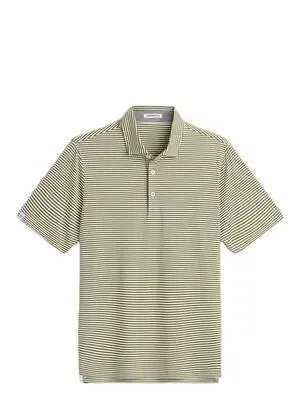 ASHWORTH GOLF Fairway Polo - Pesto/bone