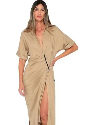 JBQ River Dress - Khaki