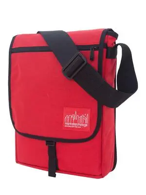 MANHATTAN PORTAGE Laptop Messenger Bag Red