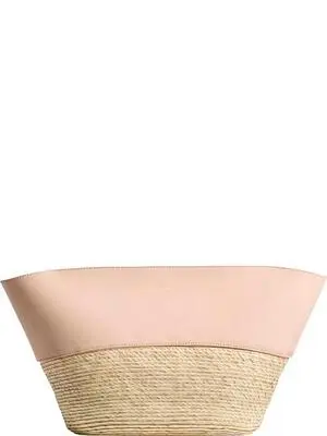 Altuzarra Basket Clutch - Pale Blush