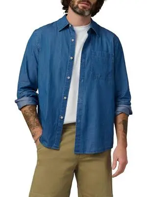 Joe's Jeans The Chambray Cole Button-up Shirt - Mid Blue