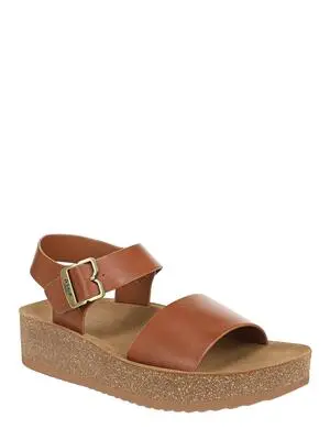 Dr. Scholl'S Wedge Platform Sandal - Honey Brown