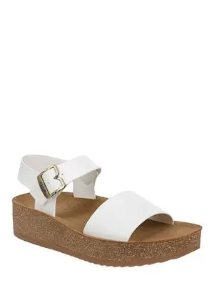Dr. Scholl'S Wedge Platform Sandal - White