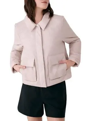 LOLE Dani Water-repellent Insulated Cropped Jacket - Abalone