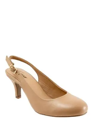 Trotters Lexi Slingback Pump - Beige