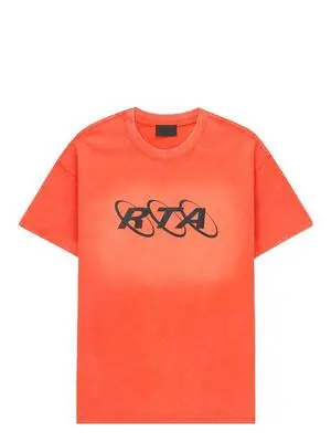 RtA Colin Planetary Oversize Graphic T-shirt - Orange Planetary