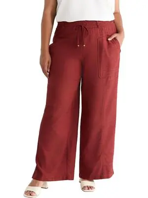 Wit & Wisdom Skyrise Drawstring Pants - Fired Brick