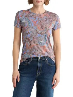 L'Agence Ressi Paisley Top - Periwinkle French Paisley
