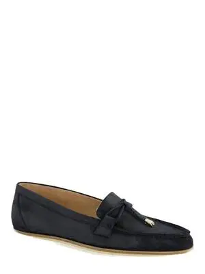 Paul Green Loafer With Moc Toe - Space Soft Suede