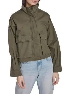 LEVI'S Crop Surplus Jacket - Olive Night