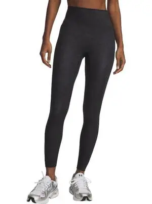 Under Armour Meridian Suede Effect Ankle Leggings - Black//black