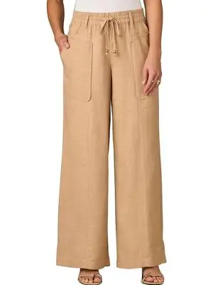 Wit & Wisdom Skyrise Wide Leg Pants - Warm Sand