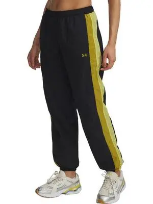 Under Armour Icon Water Repellent Crinkle Pants - Black/yellow/green