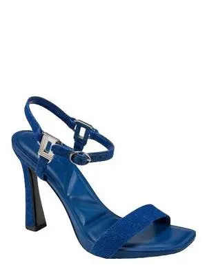 Karl Lagerfeld Paris Cybil Ankle Strap Sandal - Blue