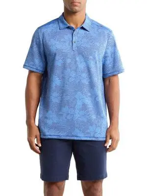 Tommy Bahama Costa Wave Twilight Canopy Polo Shirt - Bering Blue