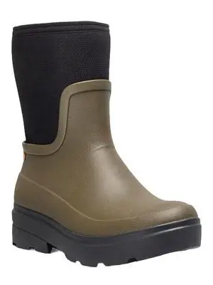 Bogs Hazel Mid Zip Waterproof Rain Boots Olive