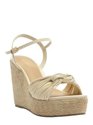 AREZZO Platform Wedge Sandal - Panacota