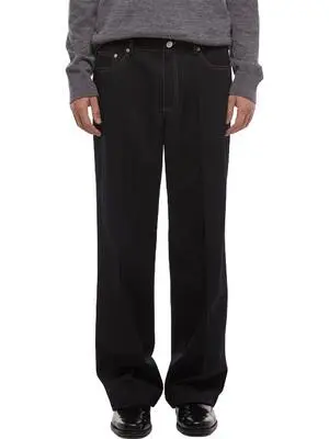Helmut Lang Five-pocket Gabardine Dress Pants - Navy Melange