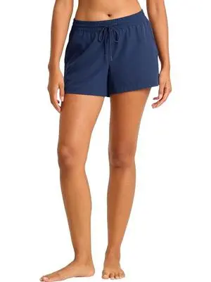 Tommy Bahama Elastic Waist Board Shorts - Mare Navy