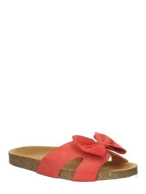Think! Crissi Bow Slide Sandal - Candy