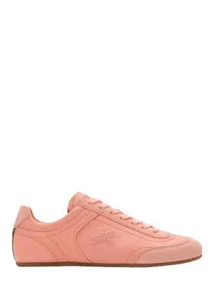 Burberry Leather Knight Runner Sneakers - Ditsy Pink