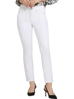 NYDJ Sheri Ankle Slim Jeans - Optic White