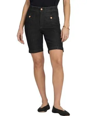 NYDJ Ella Denim Shorts - Black Rinse