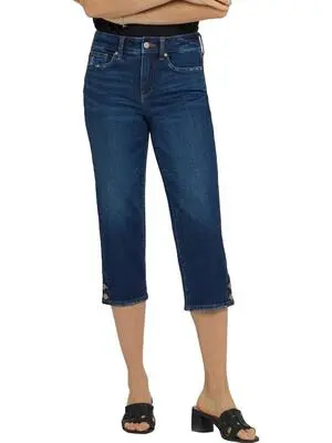 NYDJ Marilyn Button Cuff Crop Capri Jeans - Sunset Villa